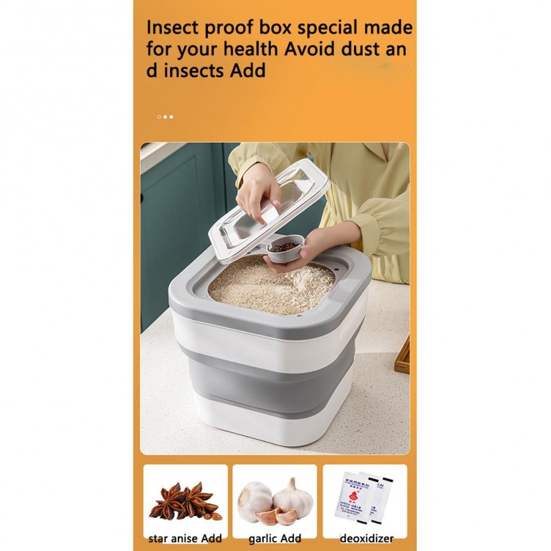 Silicone Rice Storage Box - Grain Storage Jar - NY-Store