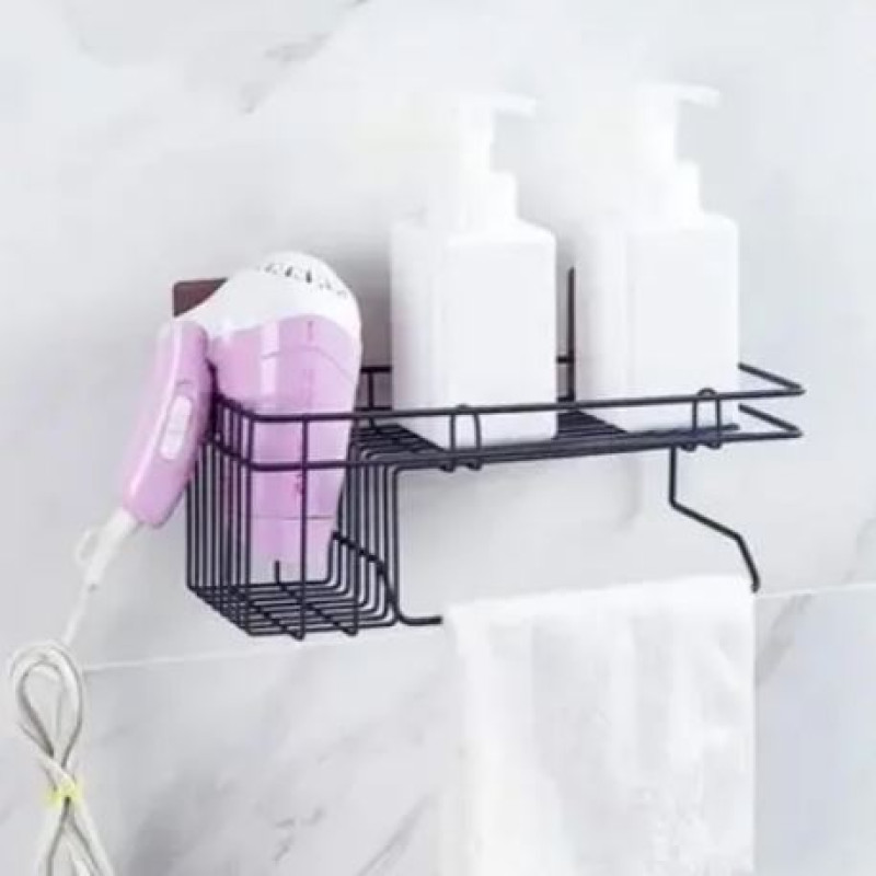 Wall Mounted Self Adhesive Convenient Bathroom Wall Caddy - Bathroom ...