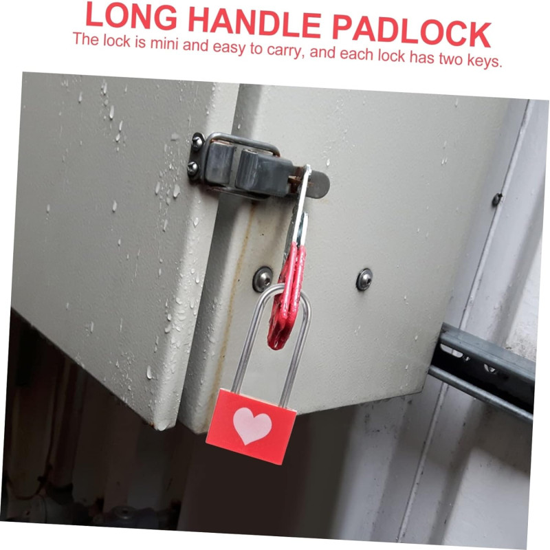 Suitcase Locker Travel Anti-theft Padlock - Long Handle Love Lock - NY ...