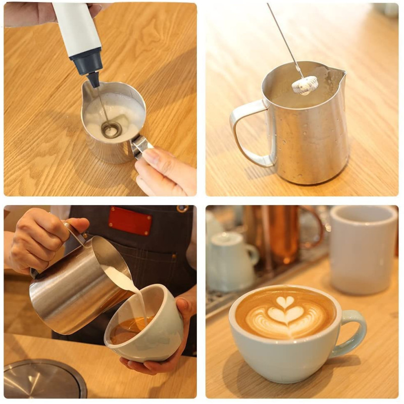 Rechargeable Stainless Steel Hand Electric Stirrer Egg/Milk/Coffee - NY ...