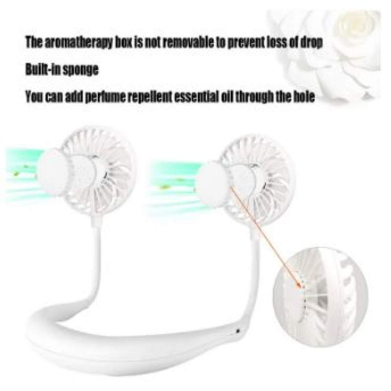 Sports Portable Neck Fan Lower Noise Strong Airflow Headphone Design ...
