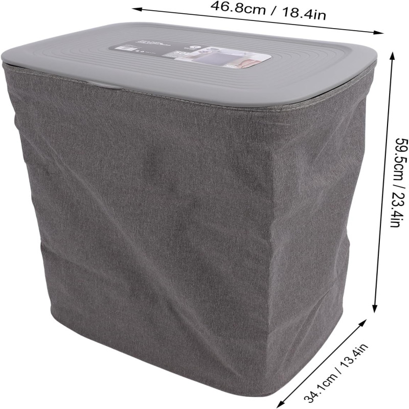 Laundry Basket with Lid - Dual Compartment Design Laundry Hamper - NY-Store