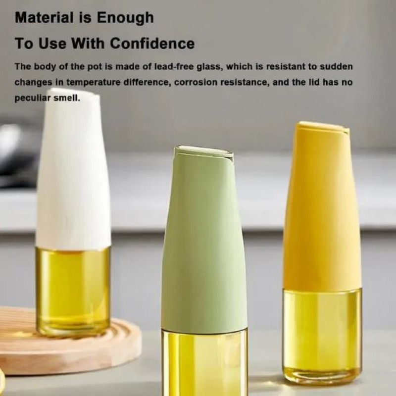 Glass Oil Bottle 450ML - Kitchen Oil Bottle - NY-Store