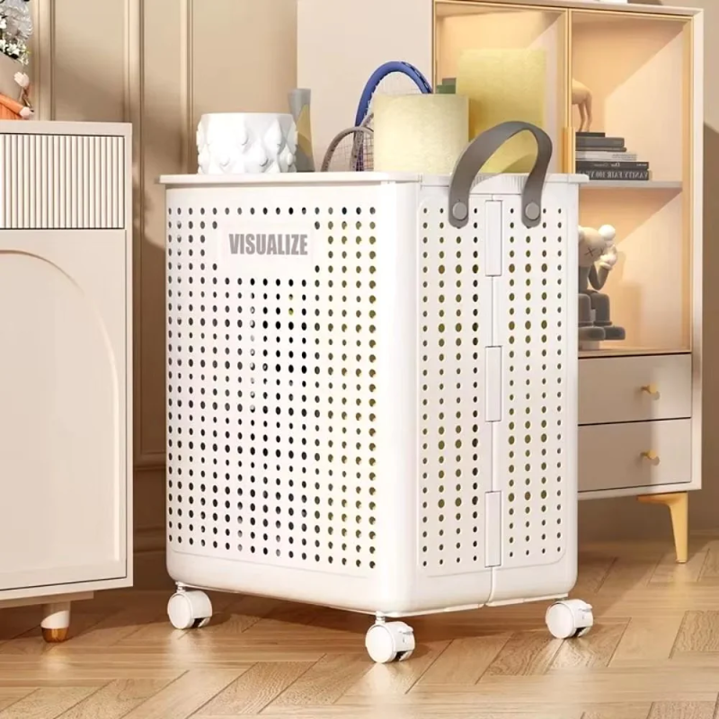 Large Capacity Movable Folding Laundry Basket - Laundry Basket - NY-Store