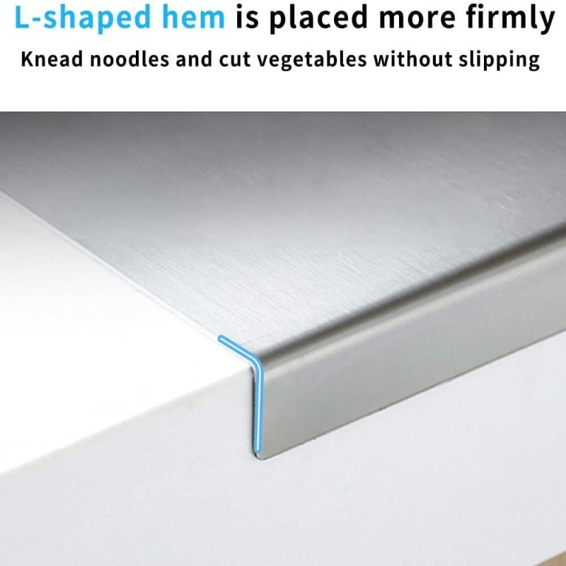 Multi-purpose Stainless Steel Chopping Cutting Board With Lip ...