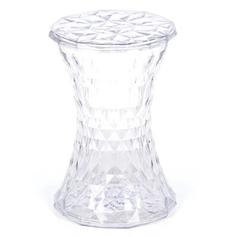 Transparent Storage Stool Acrylic Clear Storage Ottoman - Modern ...