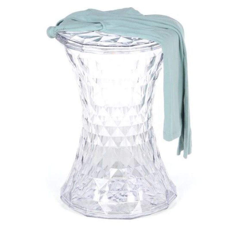 Transparent Storage Stool Acrylic Clear Storage Ottoman - Modern ...