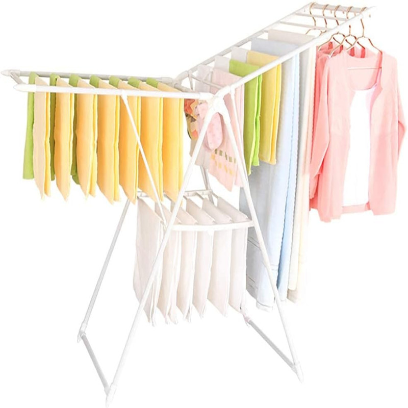 Foldable Stainless Steel Cloth Stand - Laundry Stand With Height ...