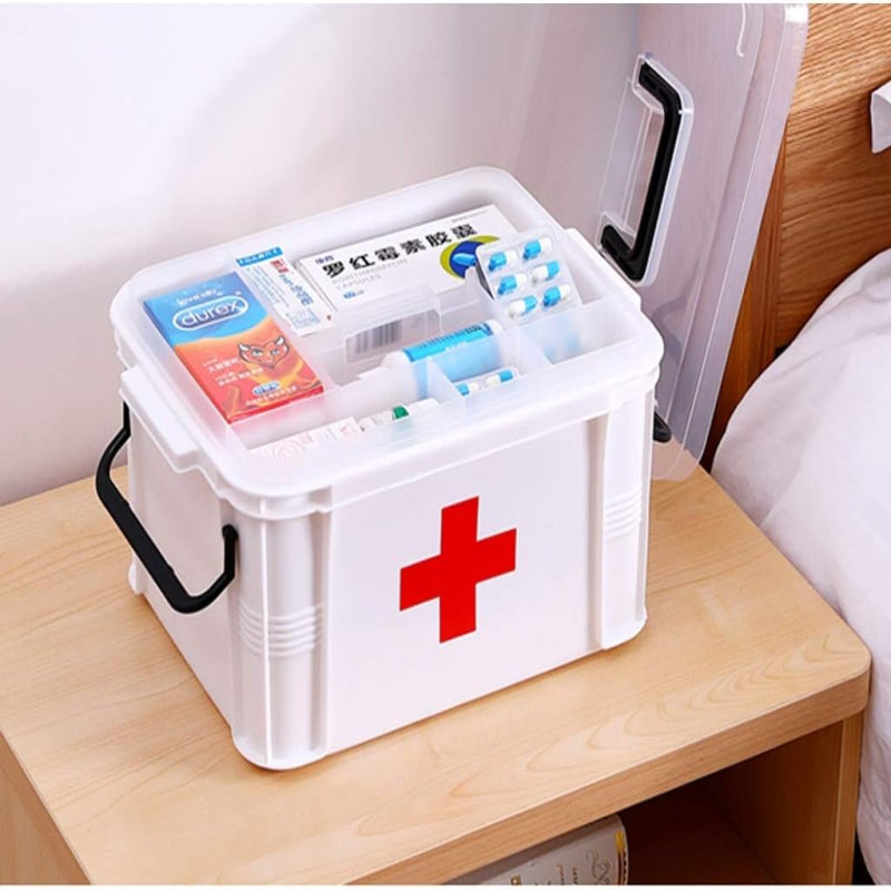 First Aid Kit Medicine Storage Box - First Aid Storage Box - NY-Store