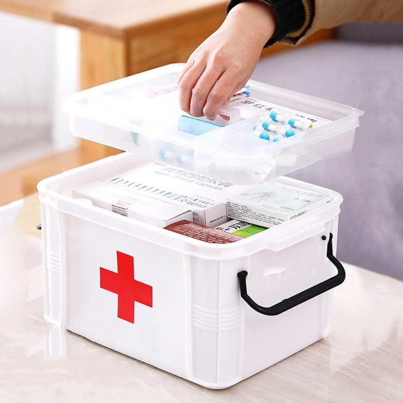 First Aid Kit Medicine Storage Box - First Aid Storage Box - NY-Store