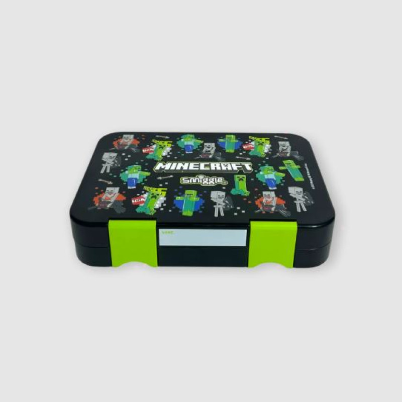 Smiggle Minecraft Bento Lunch Box - BPA Free - NY-Store