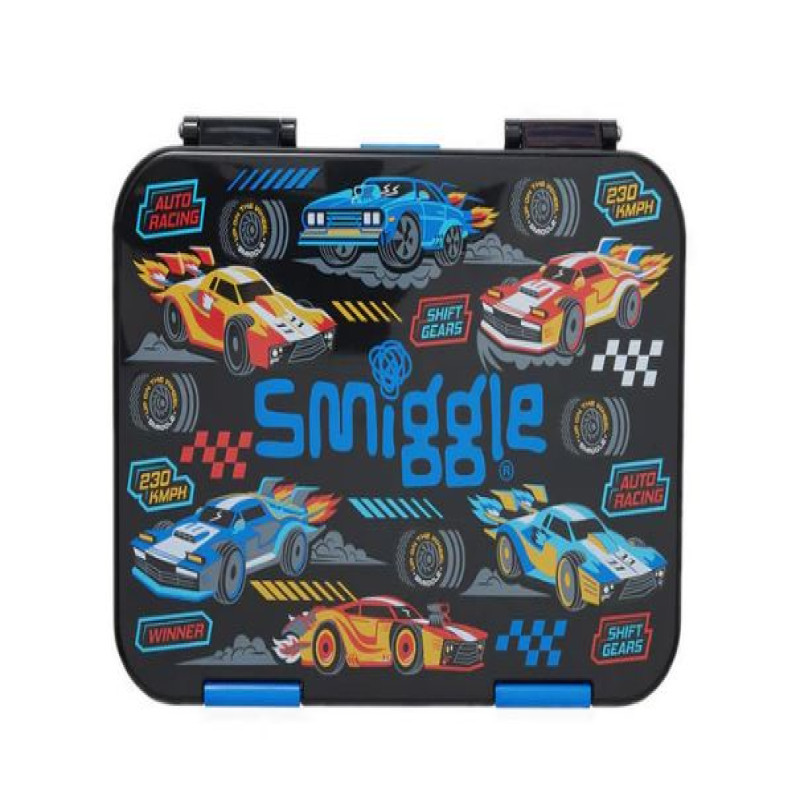 Smiggle - Kids' Racing Car 4 Compartment Bento Lunch Box - Lunch Boxes ...
