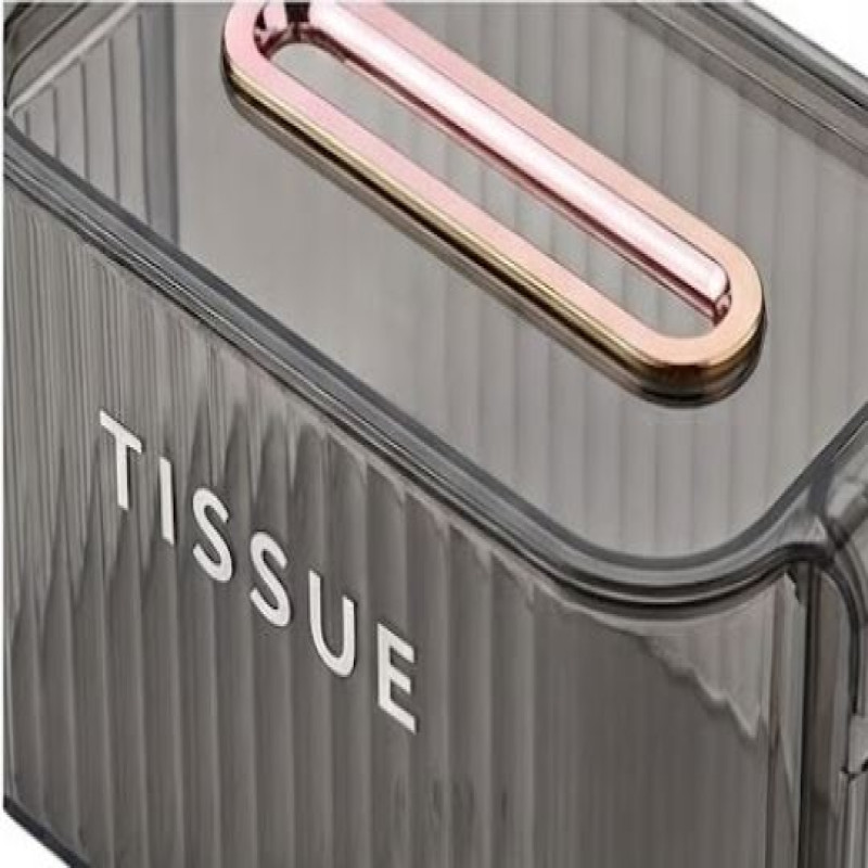 Multifunctional Acrylic Tissue Box with Remote Control Holder - NY-Store