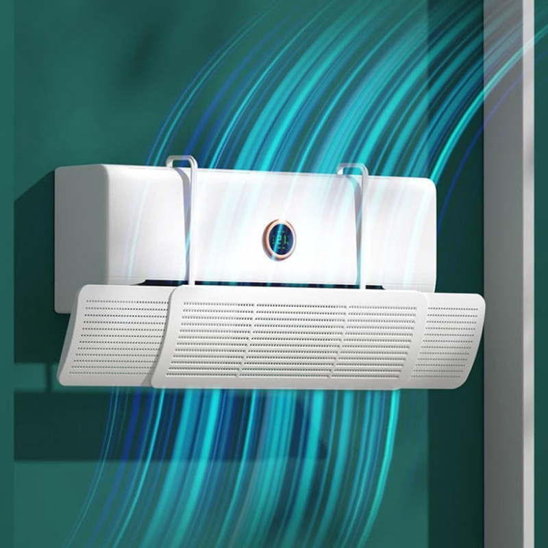 Split AC Air Deflector Free Size Fits To All AC Sizes - NY-Store