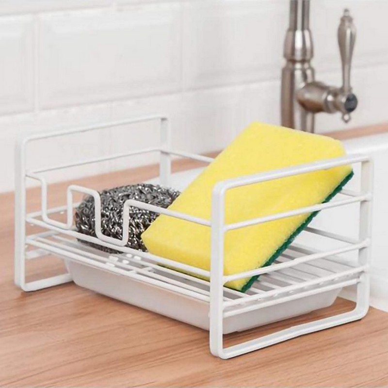 Sponge Drain Storage Rack - Sink Caddy with Removable Tray - NY Store