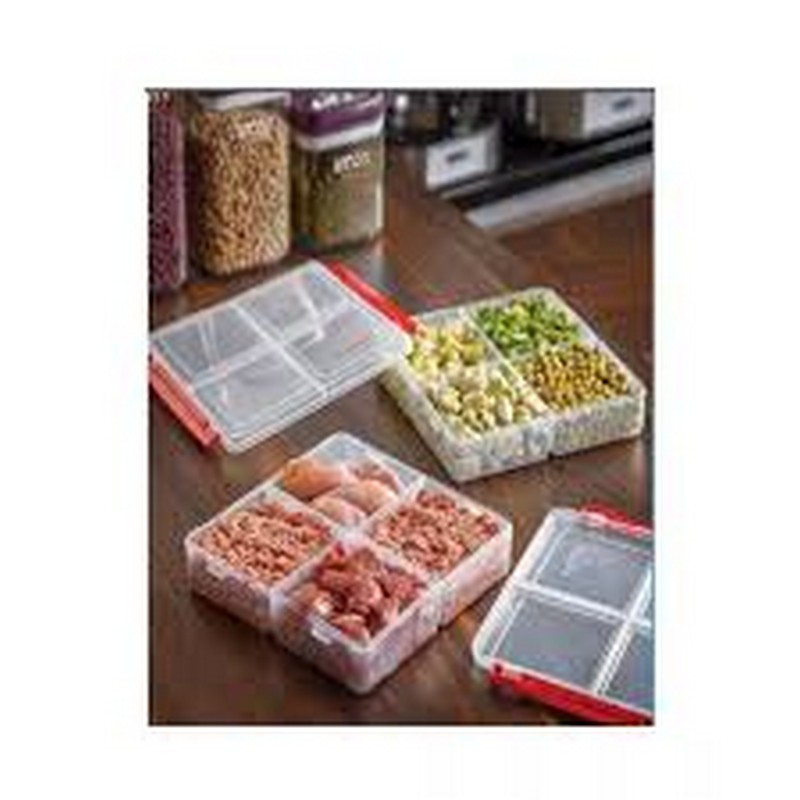 Buy 4 section food storage box at best price in Pakistan | nystore