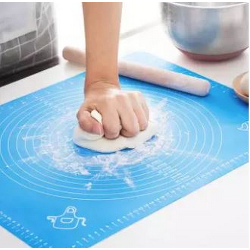 Buy silicone pastry cake dough mat for rolling with measurements at ...