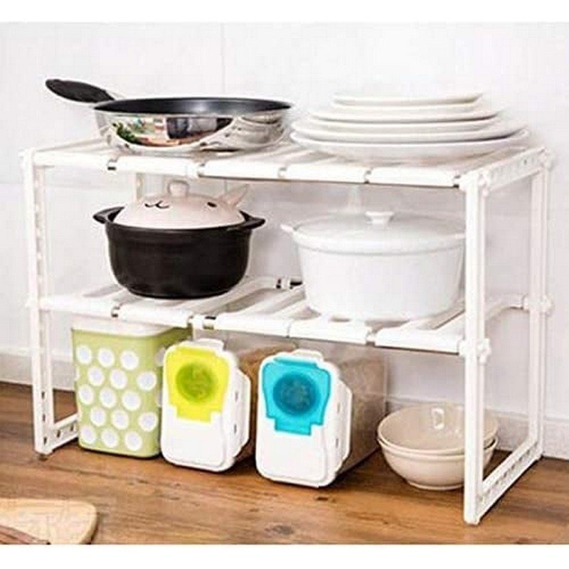 Adjustable Kitchen Storage Rack - Under-Sink Pool Frame - NY Store