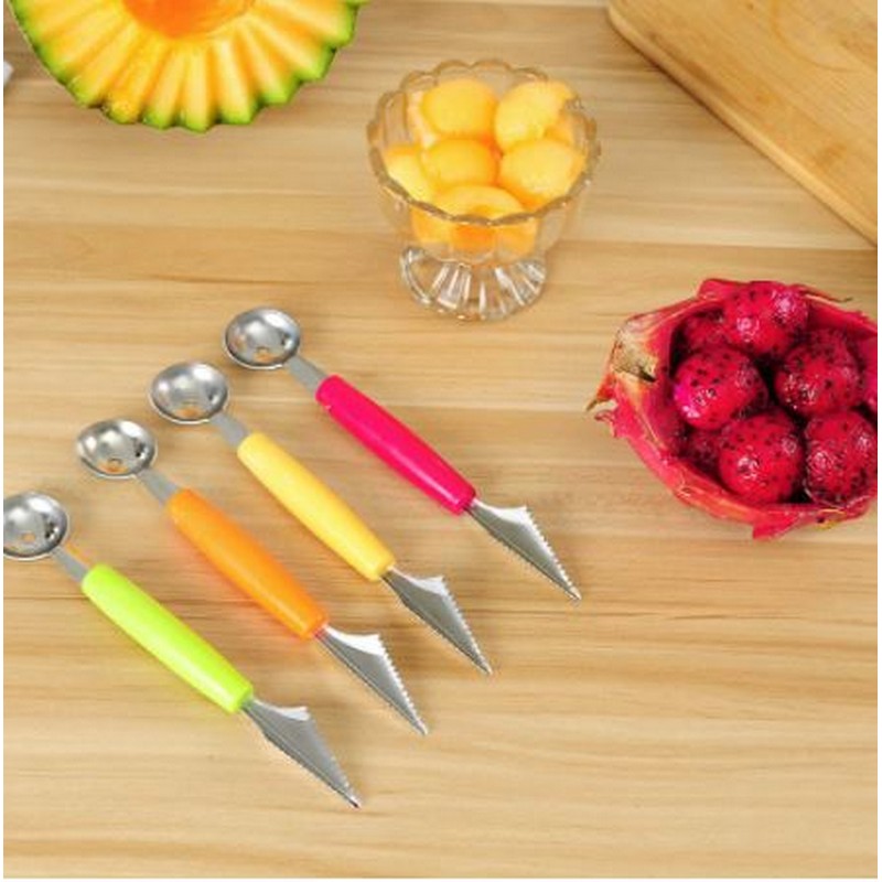 Fruit Carving Slicer Knife - Fruit Digger Slicer & Scooper Knife - NY Store