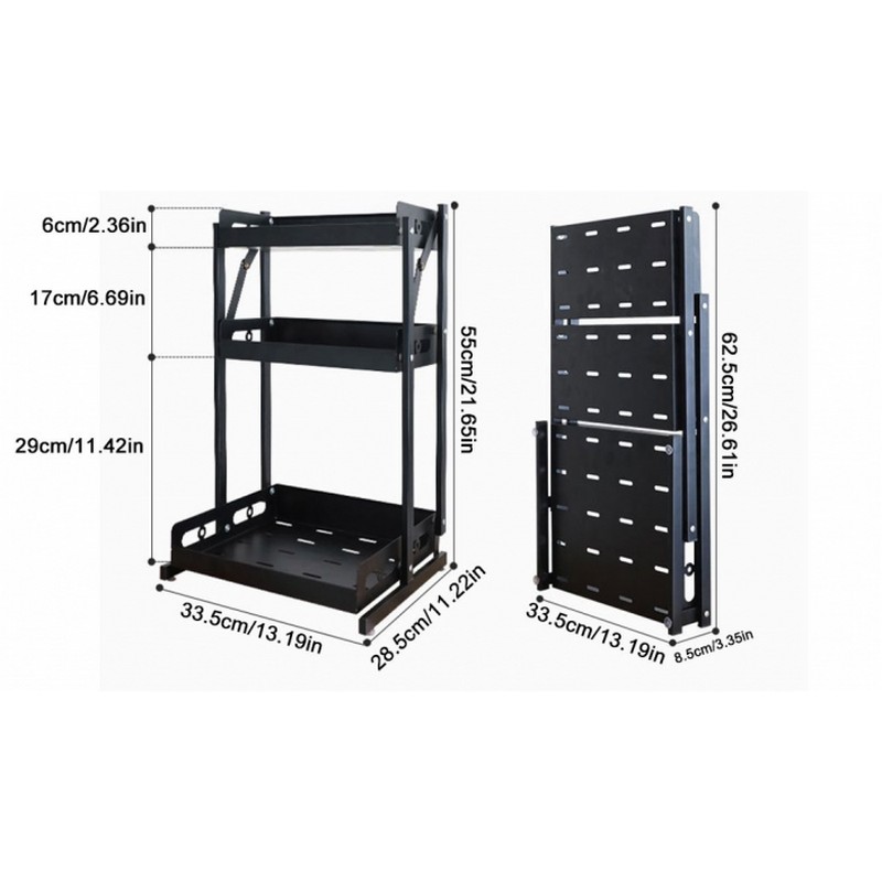 Kitchen Rack Folding Countertop Storage - NY Store