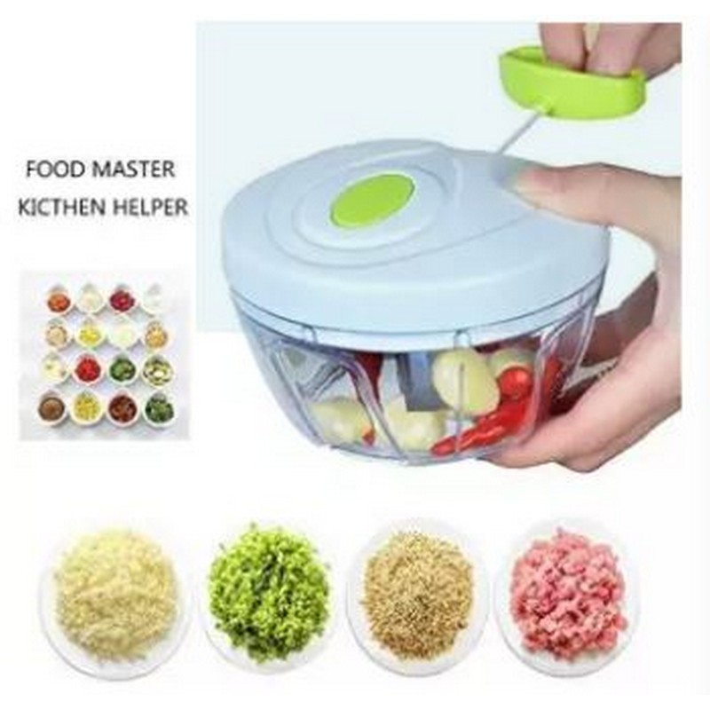 Mini Speedy Chopper Manual Hand Pull Vegetables Mini Cutter - NY Store
