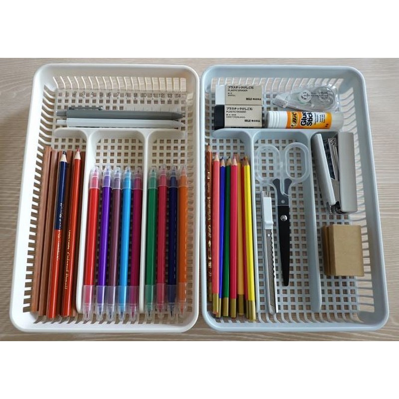 Multi-Purpose Stationery Tray-4 Compartments Stationery Tray - NY Store