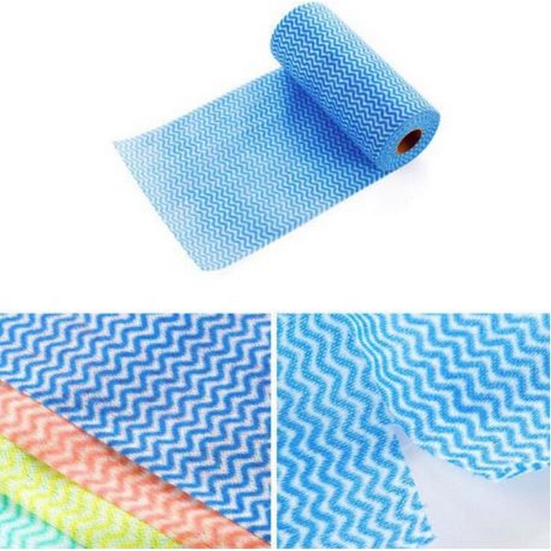 Reusable Wipes Sheets Roll - 50Pc Cleaning Wiping Pad - NY Store