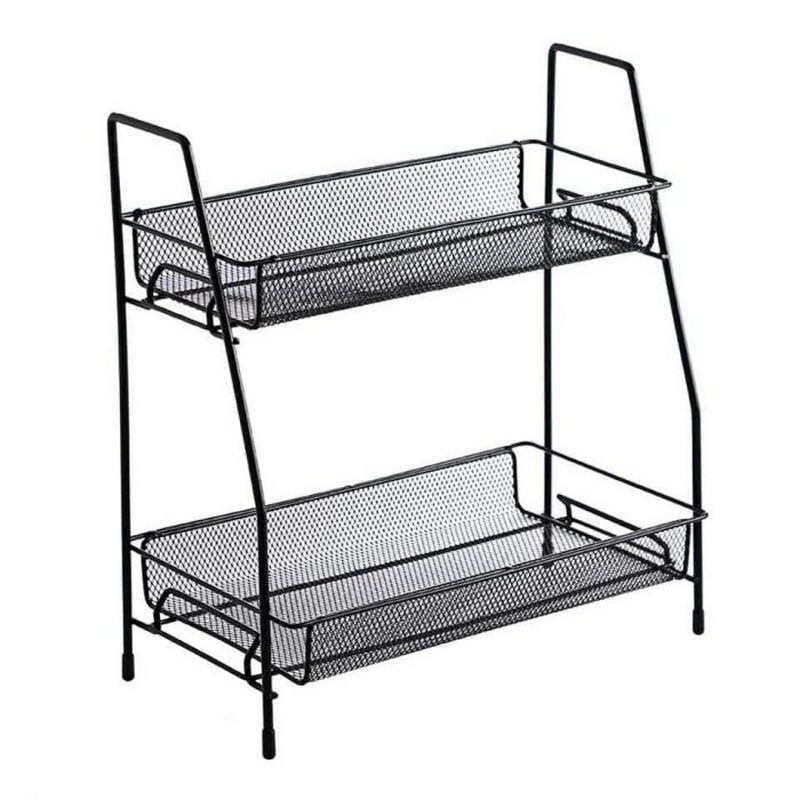 2 Layer Metal Stand - Small Storage Rack for Kitchen - NY Store
