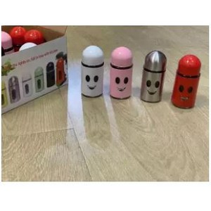 Smiley Face Salt and Pepper Shaker - Glass Bottle Shaker - NY Store